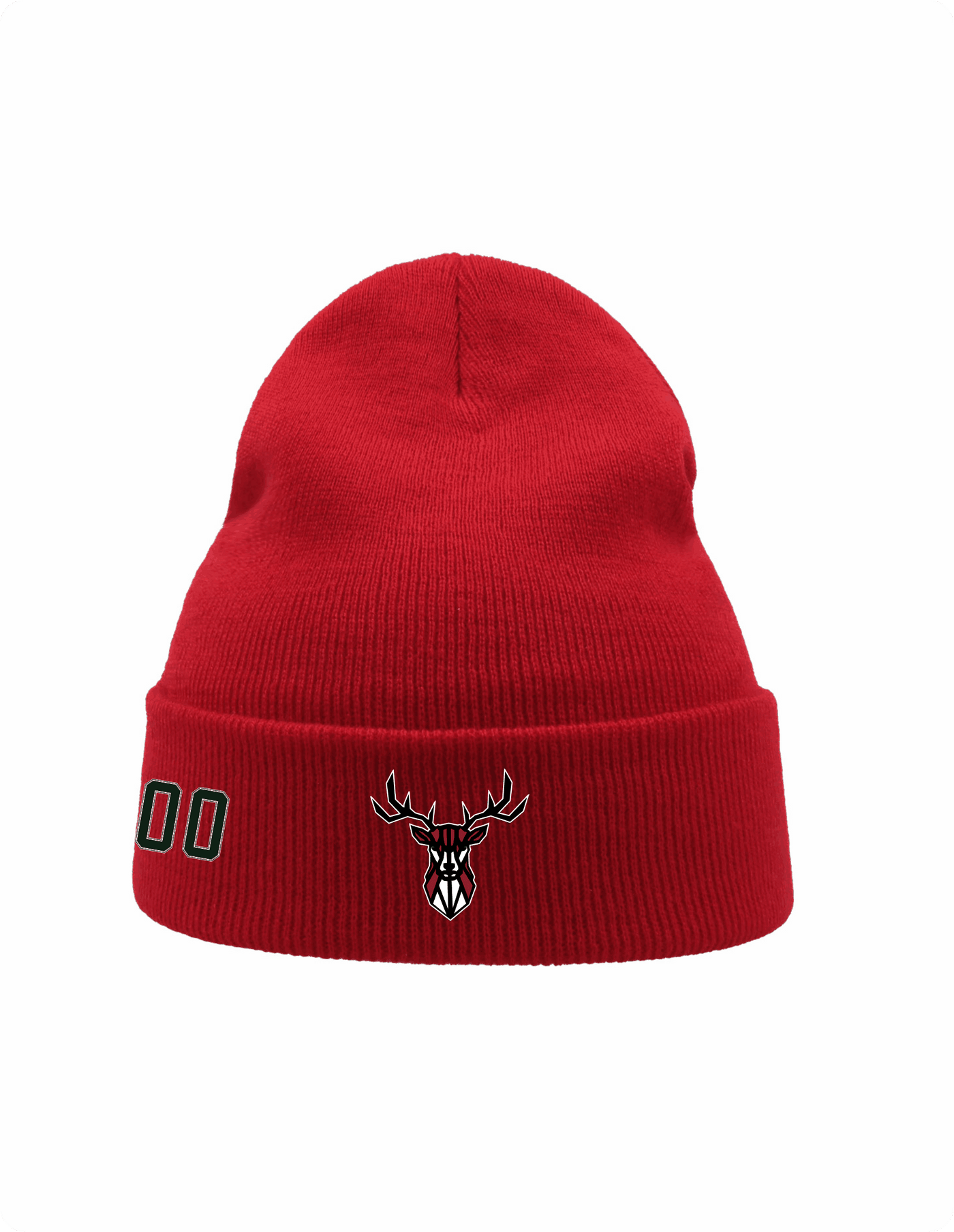 HK Sēļi ziemas cepure sarkana ar izšuvumu